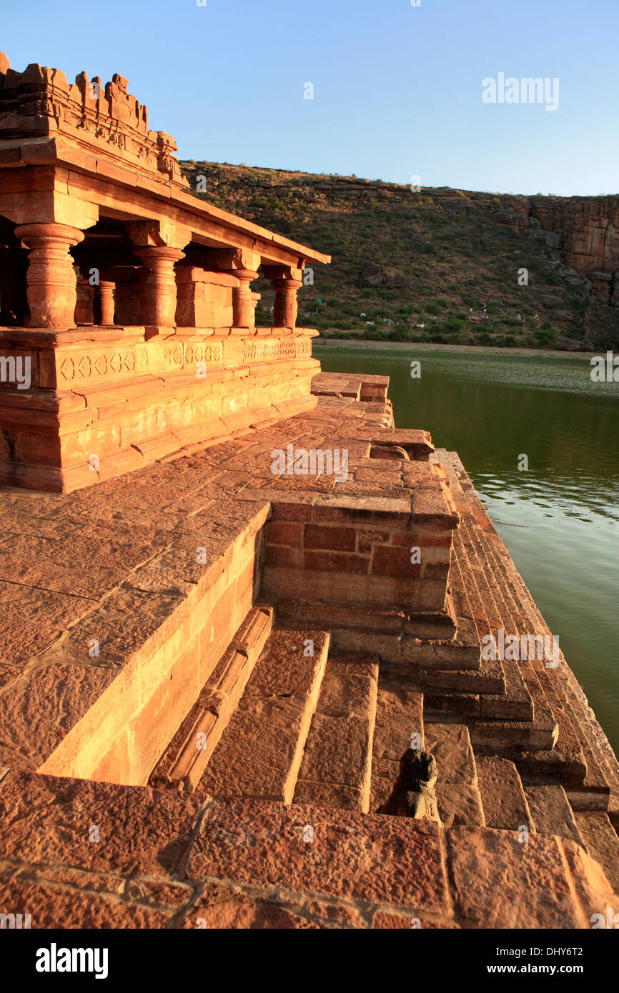 Bhutanatha temple (6th century), Badami, Karnataka, India Stock Photo ...
