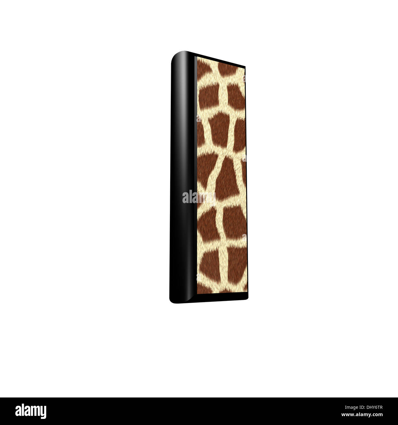 letter with giraffe fur texture - I Stock Photo - Alamy
