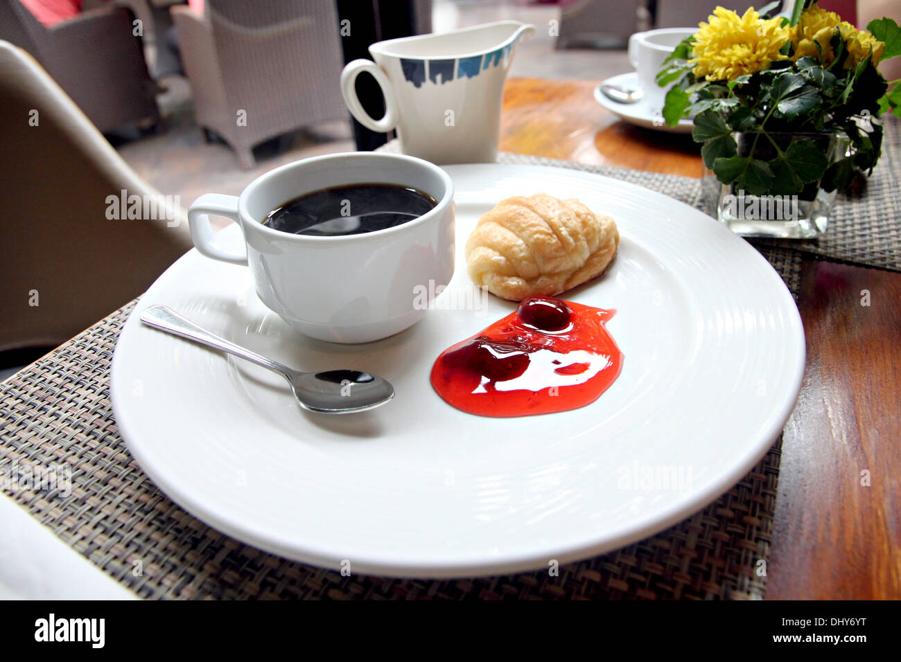 Coffee bread and jam hi-res stock photography and images - Alamy