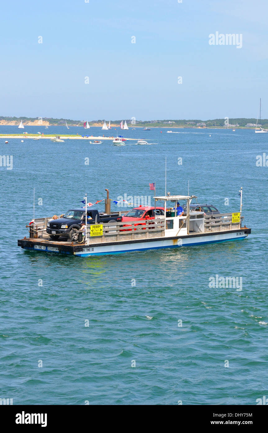 Ferry from Edgartown to Chappaquiddick Island, Martha's Vineyard ...