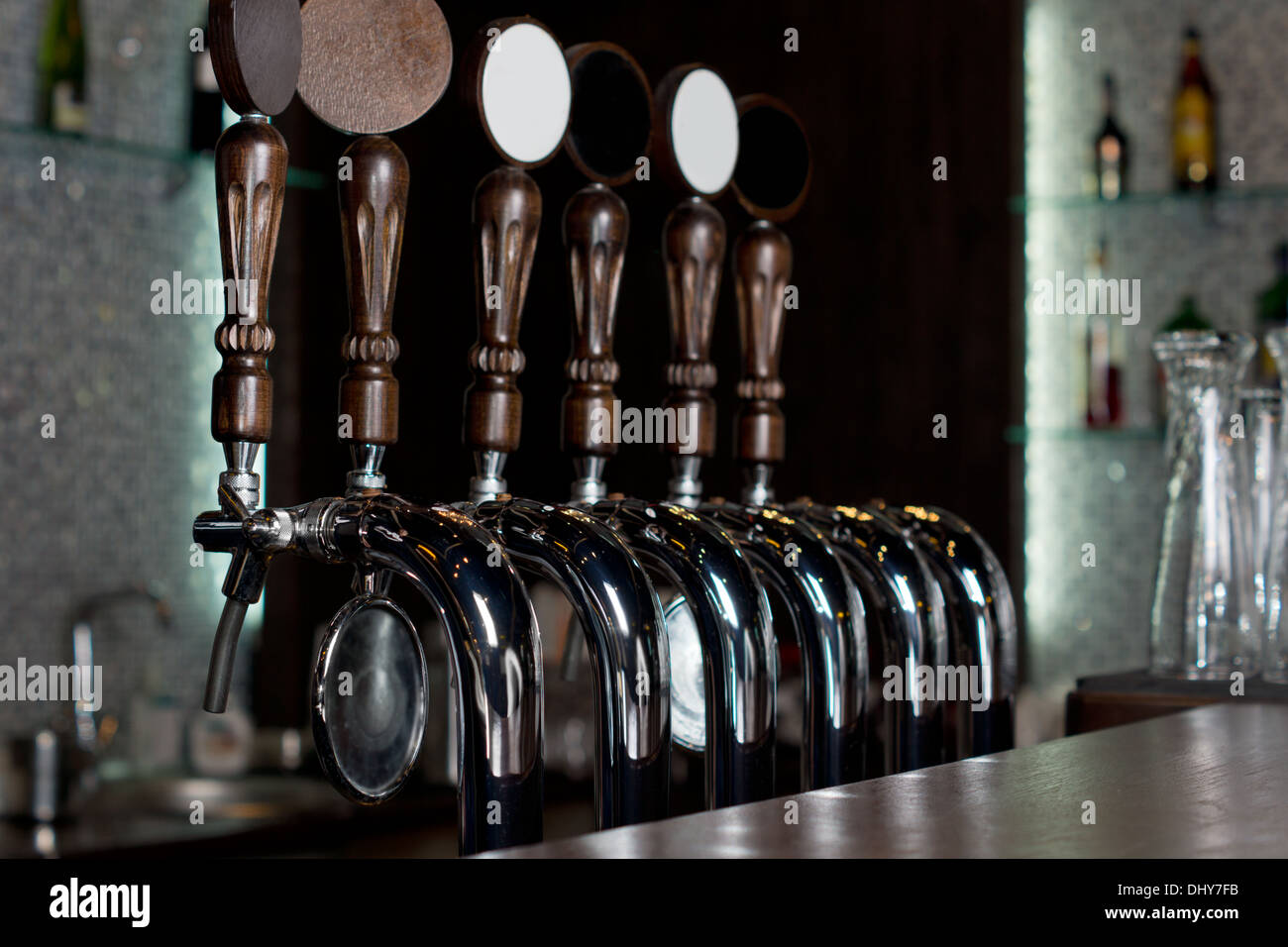 Stainless steel taps hi-res stock photography and images - Alamy