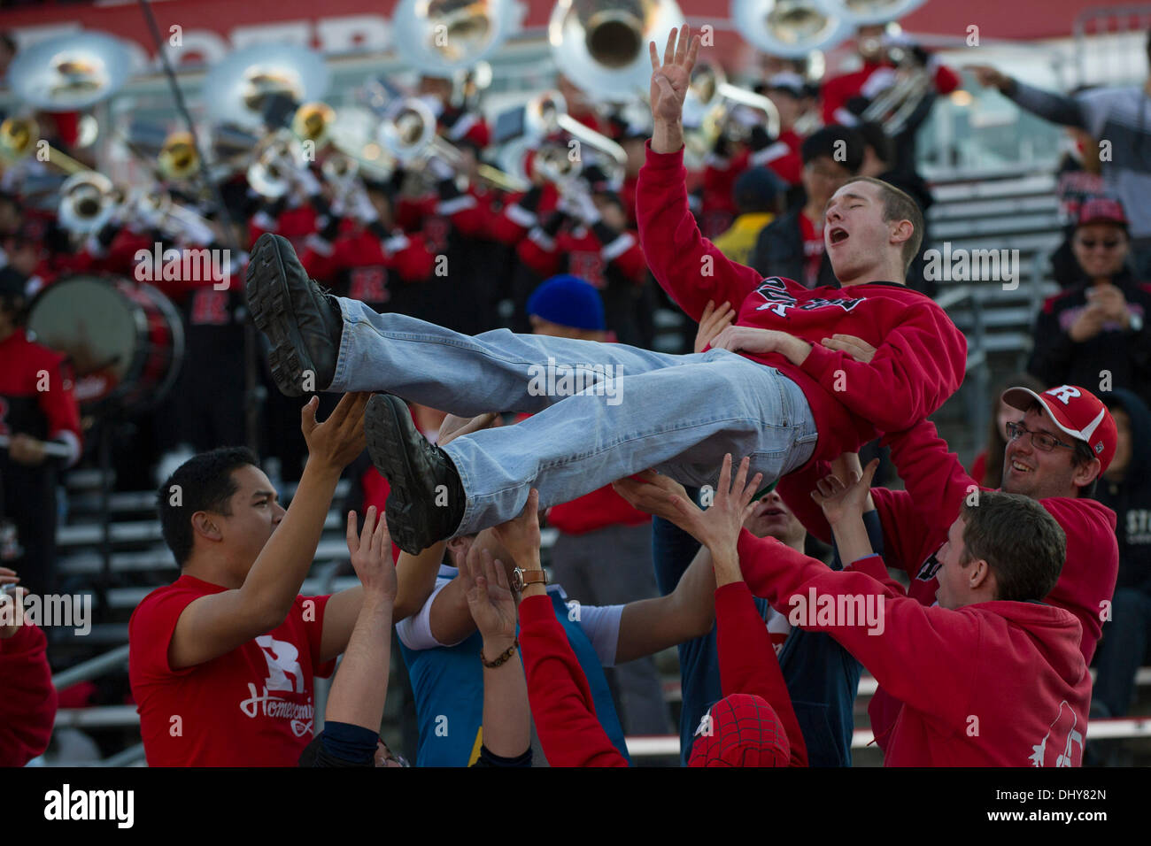 Rutgers scarlet knights fans hi-res stock photography and images - Alamy