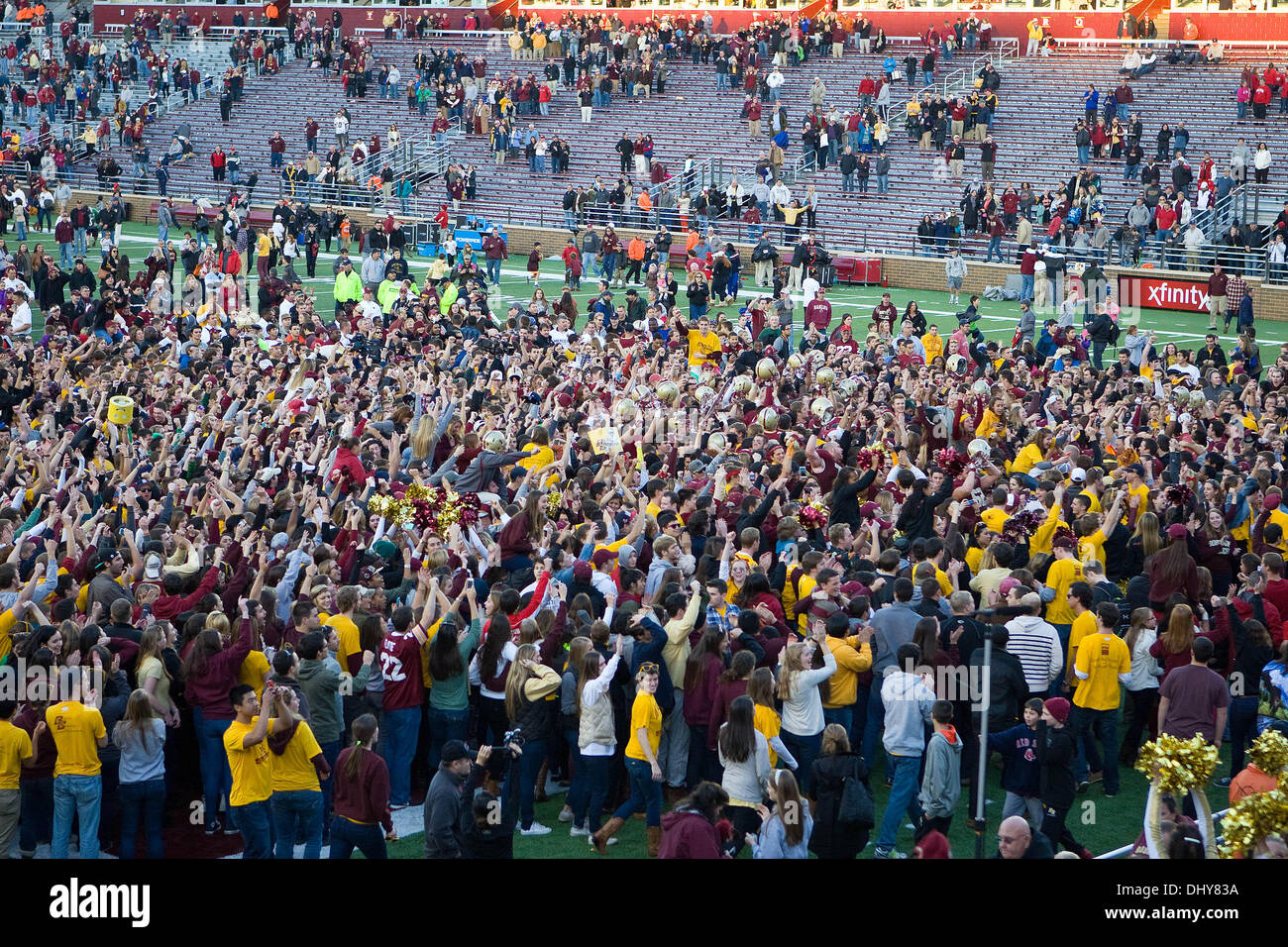 Boston college eagles fans hi-res stock photography and images - Alamy