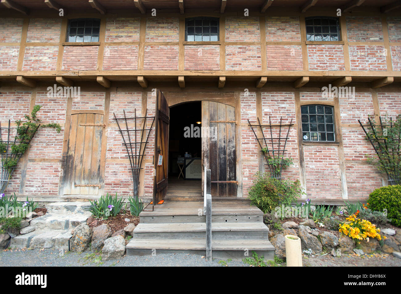 Barn on Lachryma Montis historic home of General Mariano Guadalupe ...