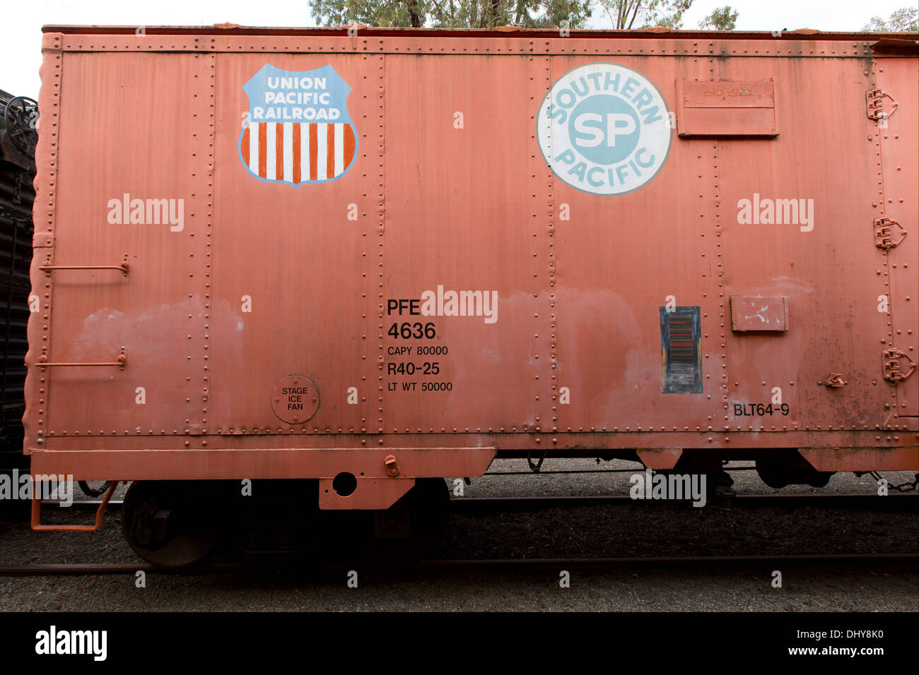Southern Pacific Boxcar at the Sonoma Valley Historical Society's Depot ...