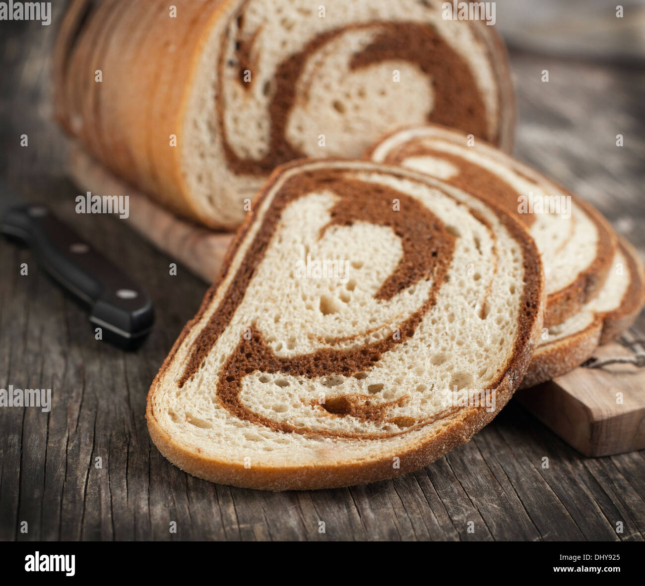 Marble rye bread Stock Photo - Alamy