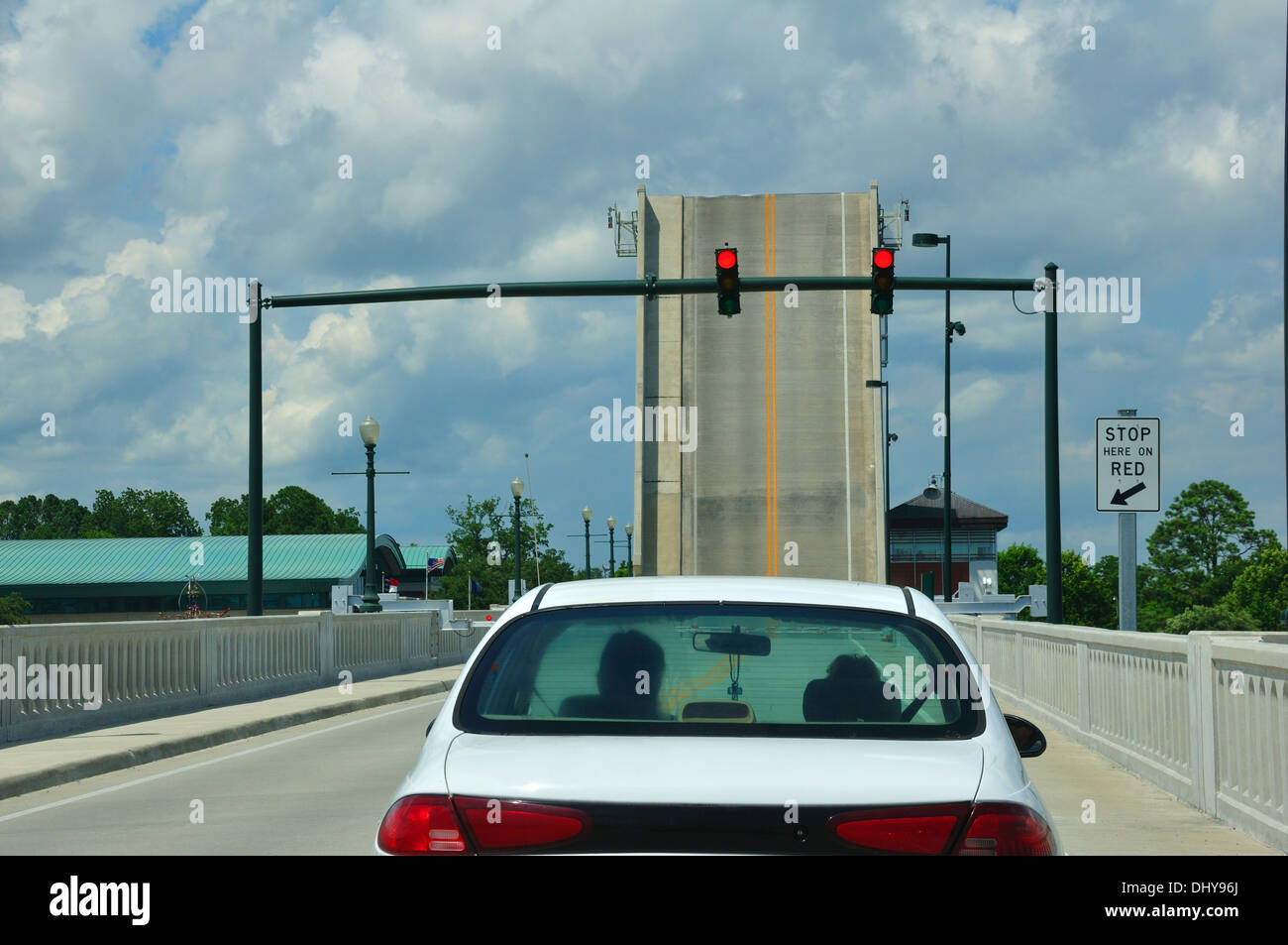 Draw bridge in New Bern, North Carolina, USA Stock Photo - Alamy