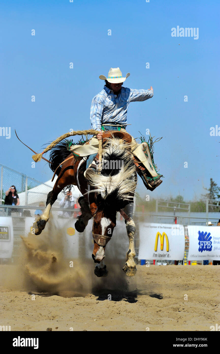 Saddle bronc riding hi-res stock photography and images - Alamy
