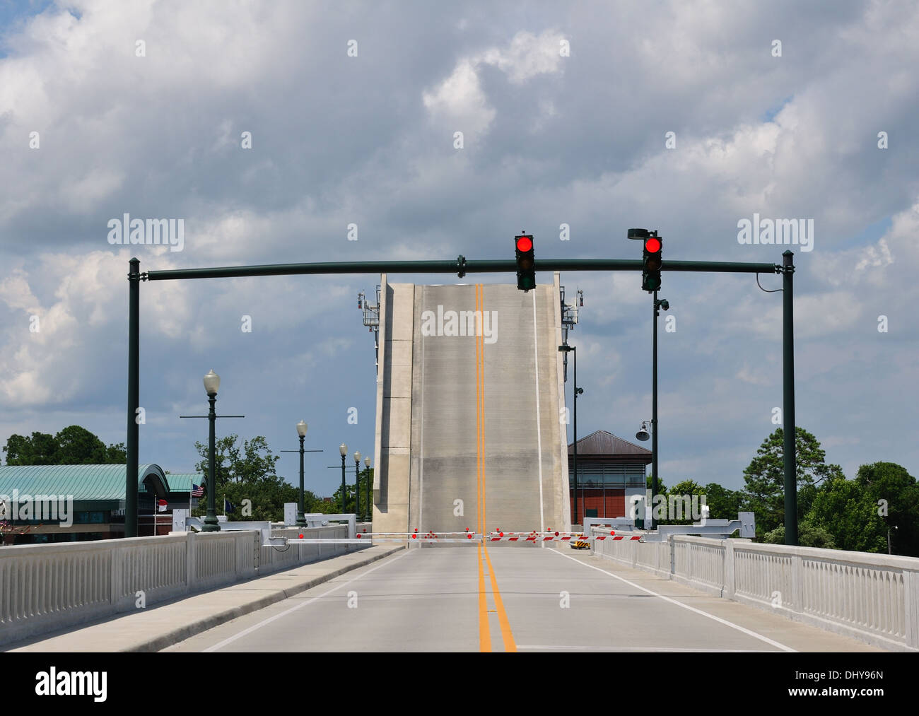 Draw bridge in New Bern, North Carolina, USA Stock Photo - Alamy