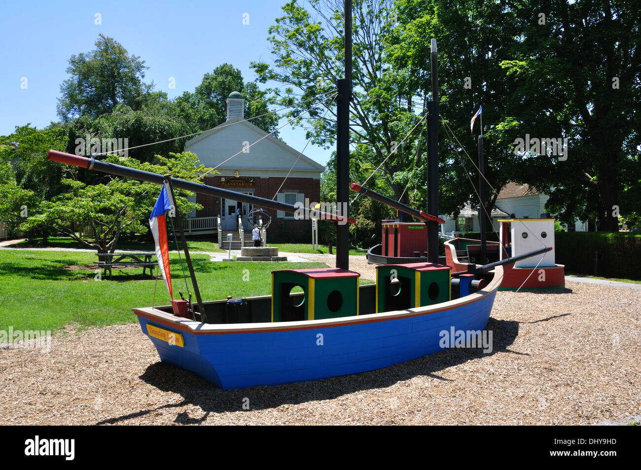 Colorful boats in Mystic Seaport, Connecticut, USA Stock Photo - Alamy