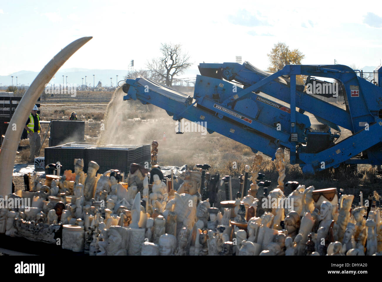 Confiscated ivory hi-res stock photography and images - Alamy