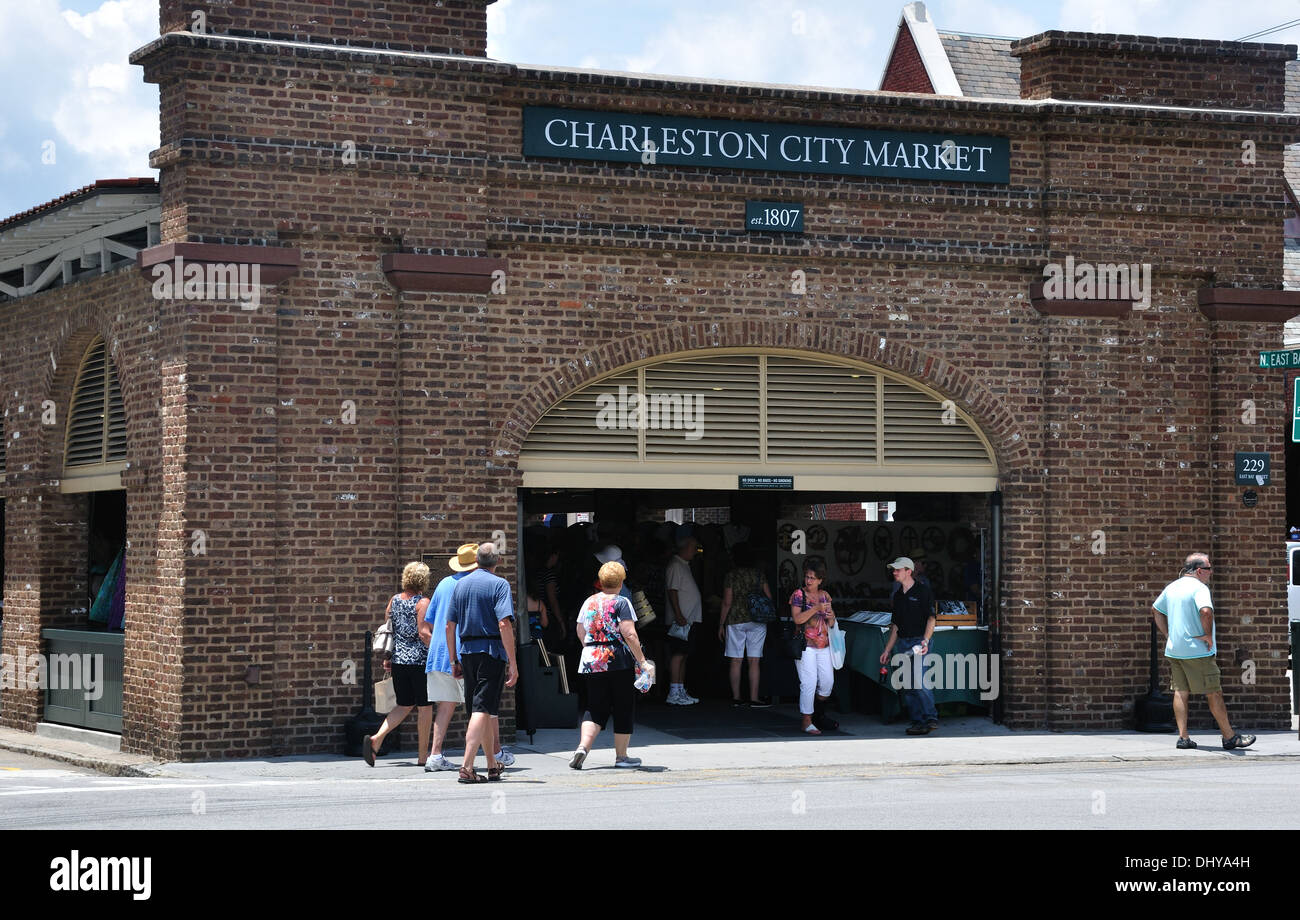 Charleston city market, Charleston, South Carolina, USA Stock Photo - Alamy