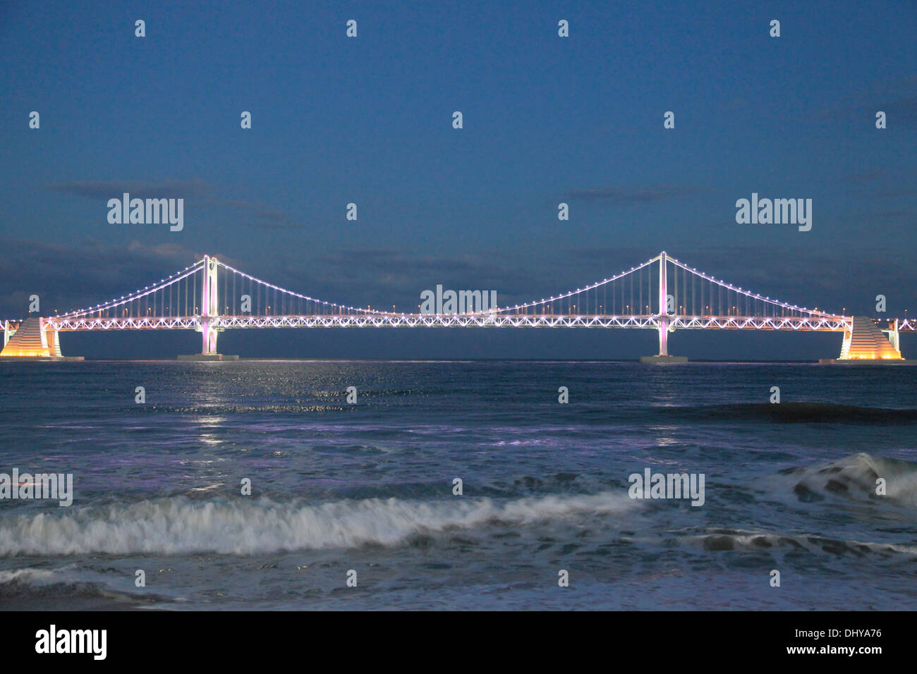 South Korea, Busan, Gwangan Bridge, Diamond Bridge Stock Photo - Alamy
