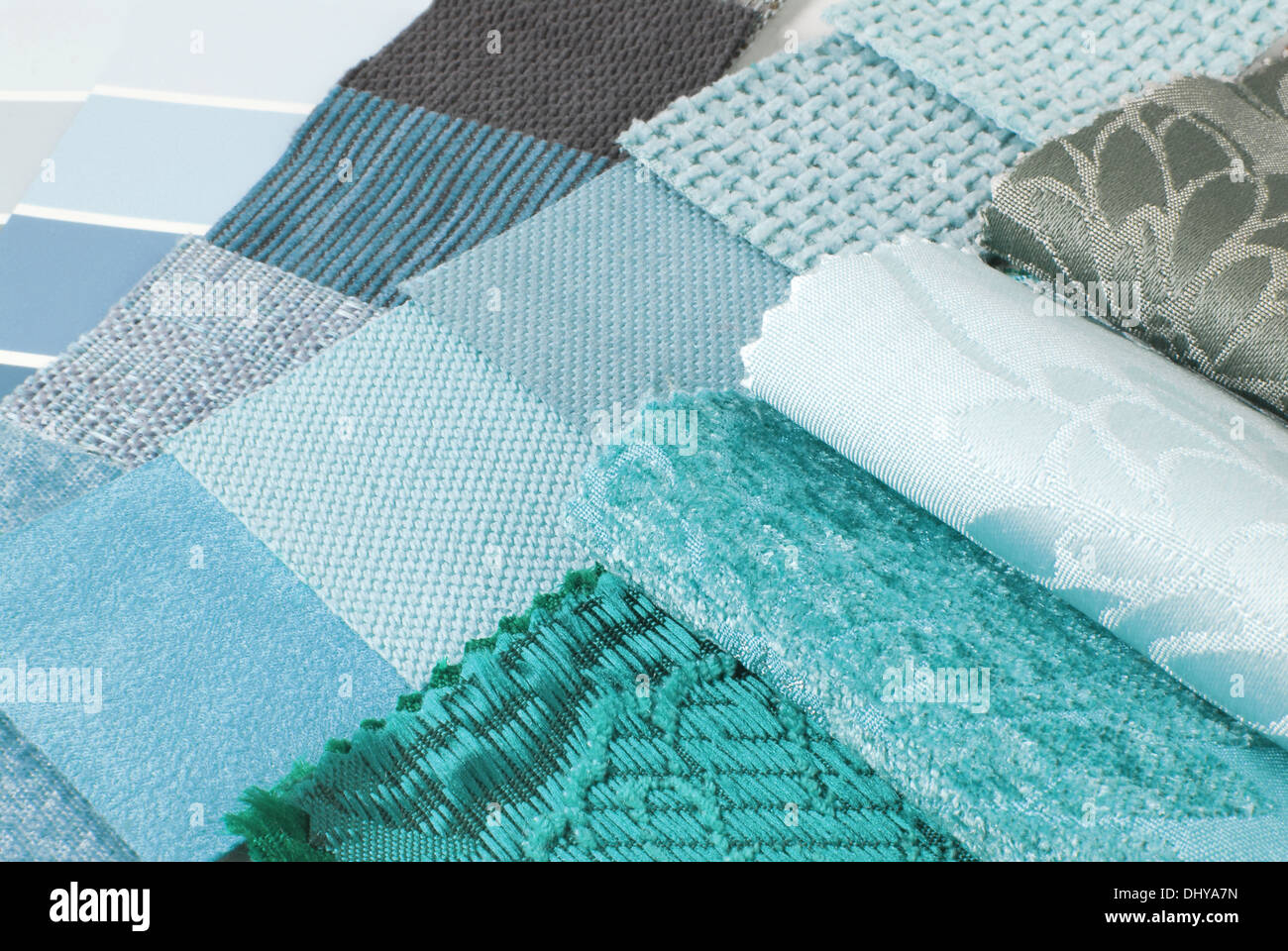 upholstery tapestry and curtain color selection for interior Stock ...