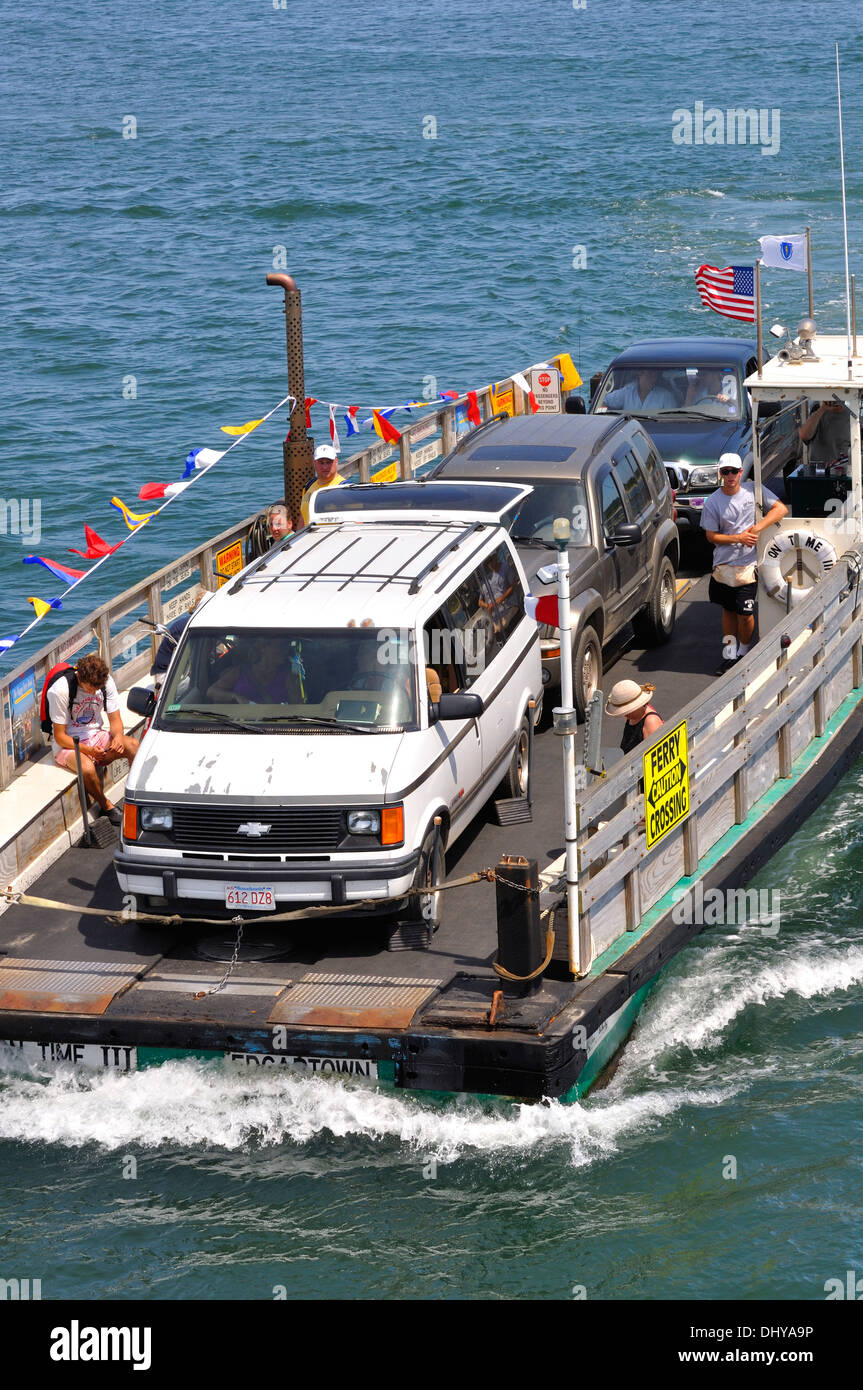 Ferry from Edgartown to Chappaquiddick Island, Martha's Vineyard ...