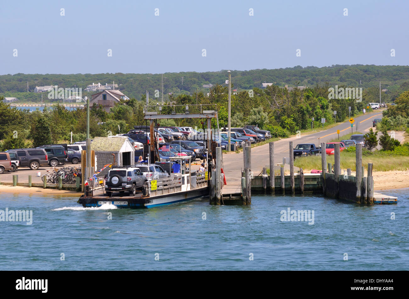 Ferry from Edgartown to Chappaquiddick Island, Martha's Vineyard ...