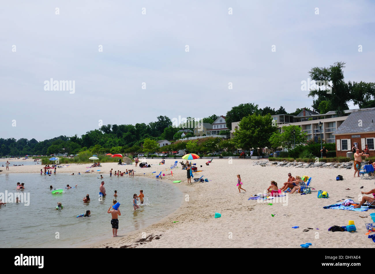 Beach in Yorktown, Virginia, USA Stock Photo - Alamy