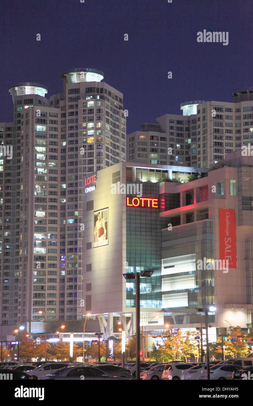 South Korea, Busan, Centum City, Lotte Department Store Stock Photo - Alamy