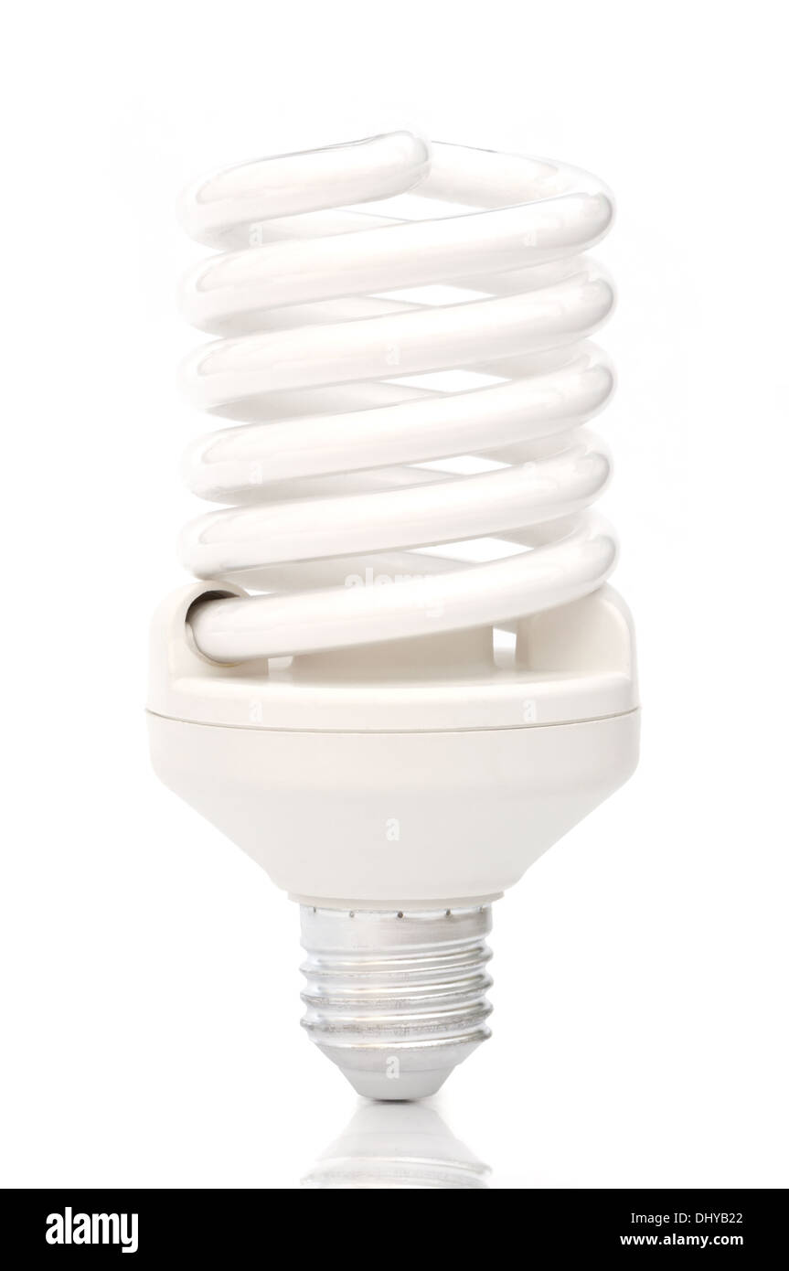light bulb in white background Stock Photo - Alamy