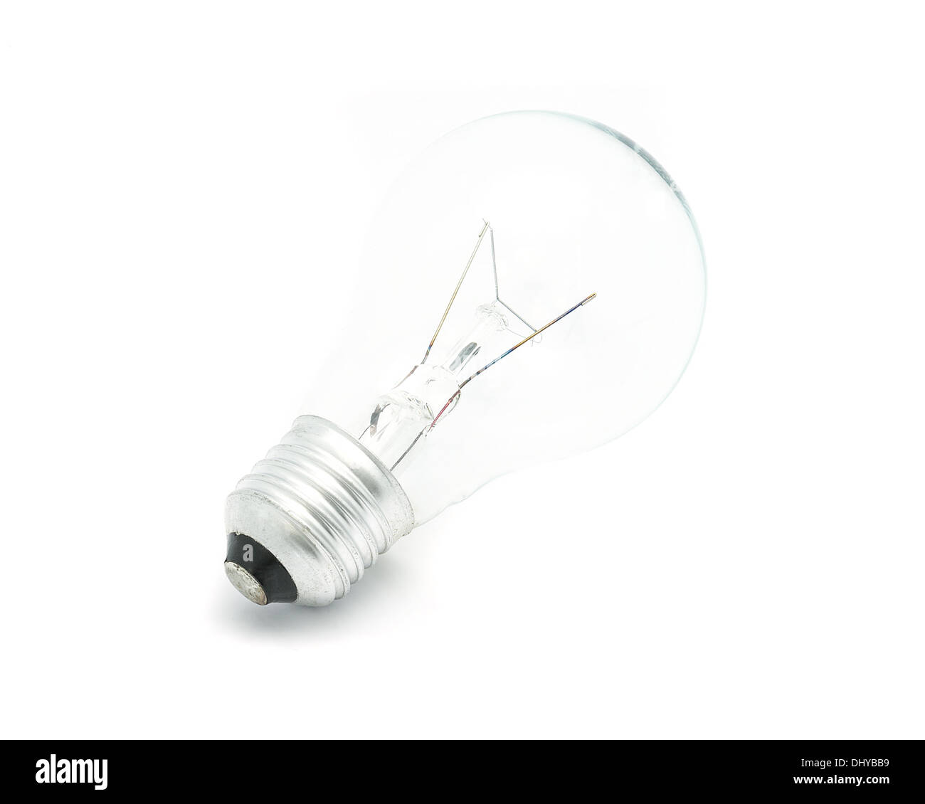 light bulb in white background Stock Photo - Alamy