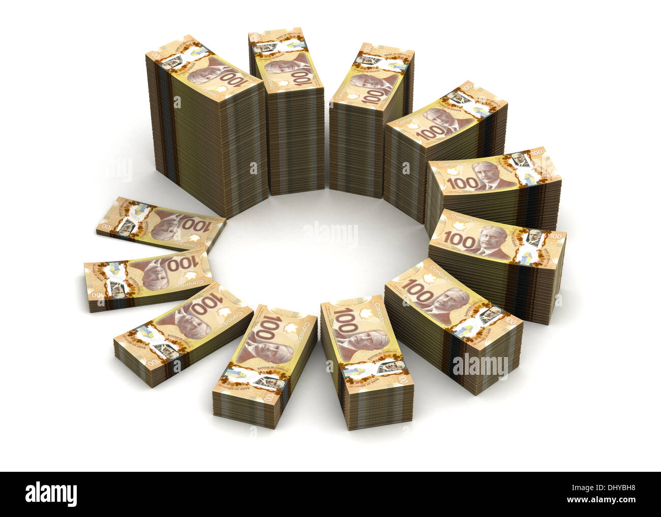 Canadian Dollar Chart Stock Photo Alamy