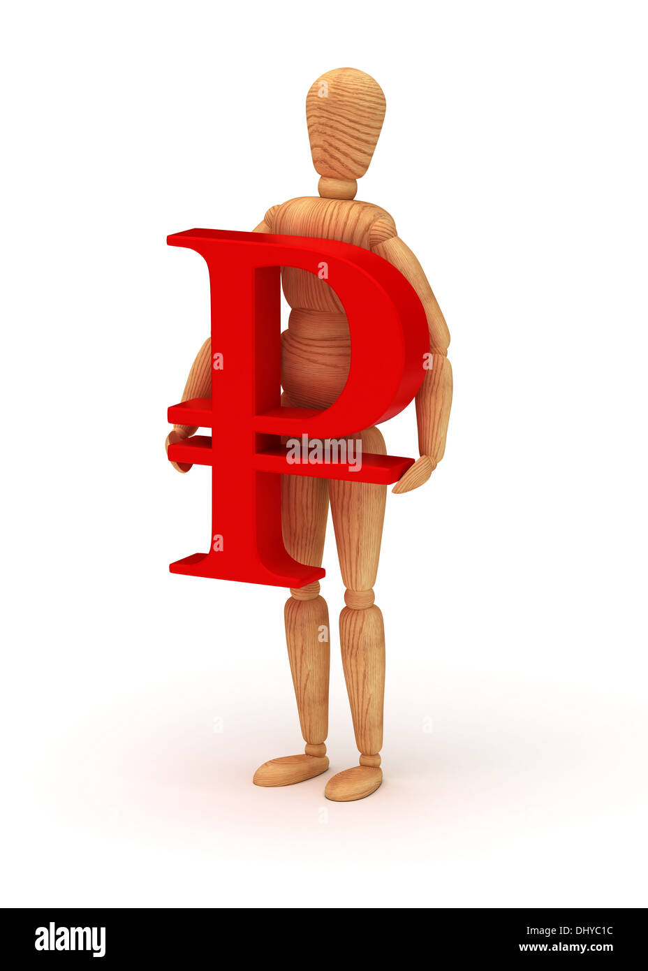 Red russian ruble symbol hi-res stock photography and images - Alamy