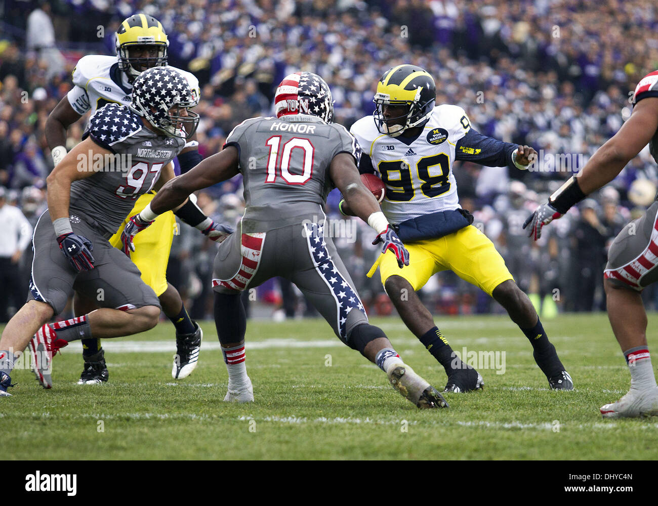 Evanston, Illinois, USA. 16th Nov, 2013. November 16, 2013: Michigan ...