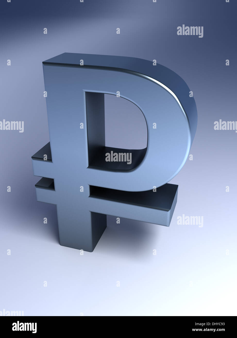 Russian Ruble Sign Stock Photo - Alamy