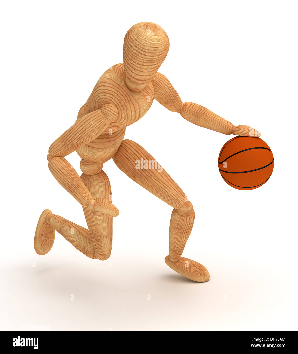 3d human basketball player ball hi-res stock photography and images - Alamy