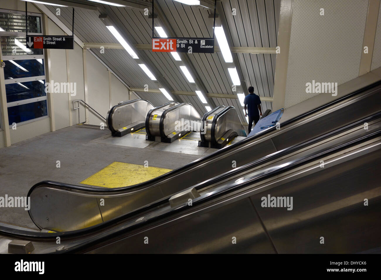 Subway stairs brooklyn hi-res stock photography and images - Alamy