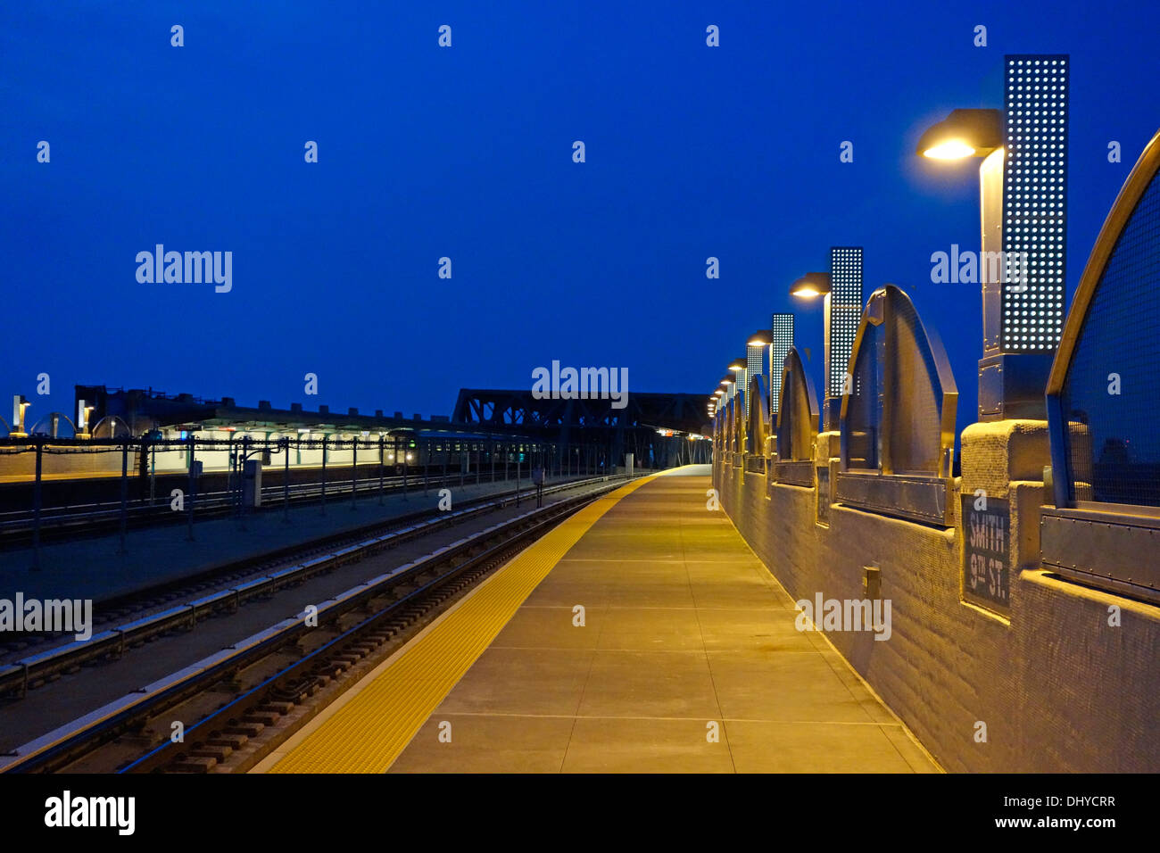 Subway train New York City Stock Photo - Alamy
