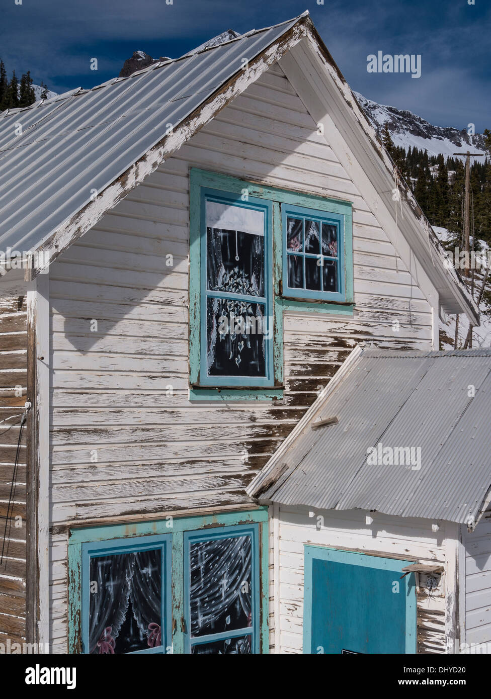 Idarado Mine site, winter, US 550, Million Dollar Highway between Ouray ...