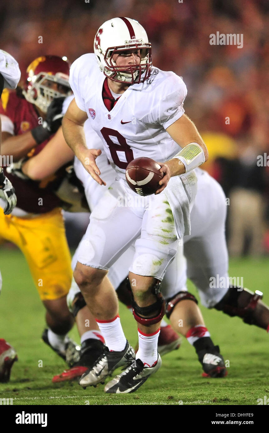 Los Angeles, CA, USA. 16th Nov, 2013. Stanford Cardinal quarterback ...