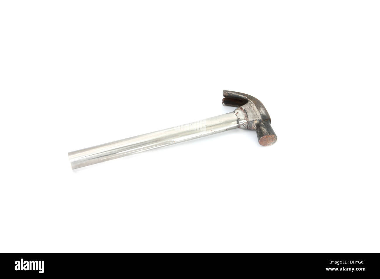 Closeup Hammer on white background Stock Photo - Alamy