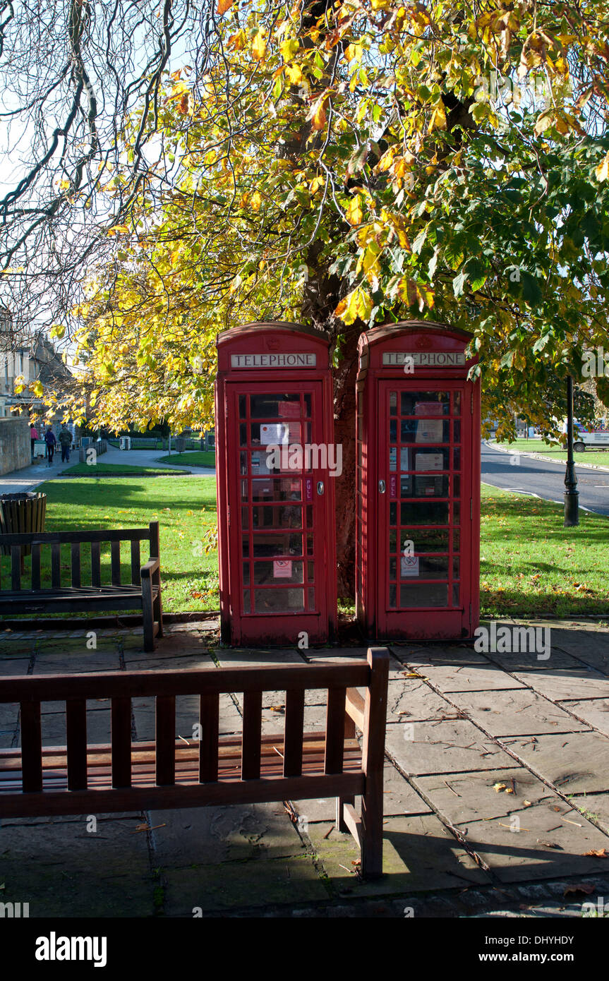 Red telephone boxes in high street hi-res stock photography and images ...