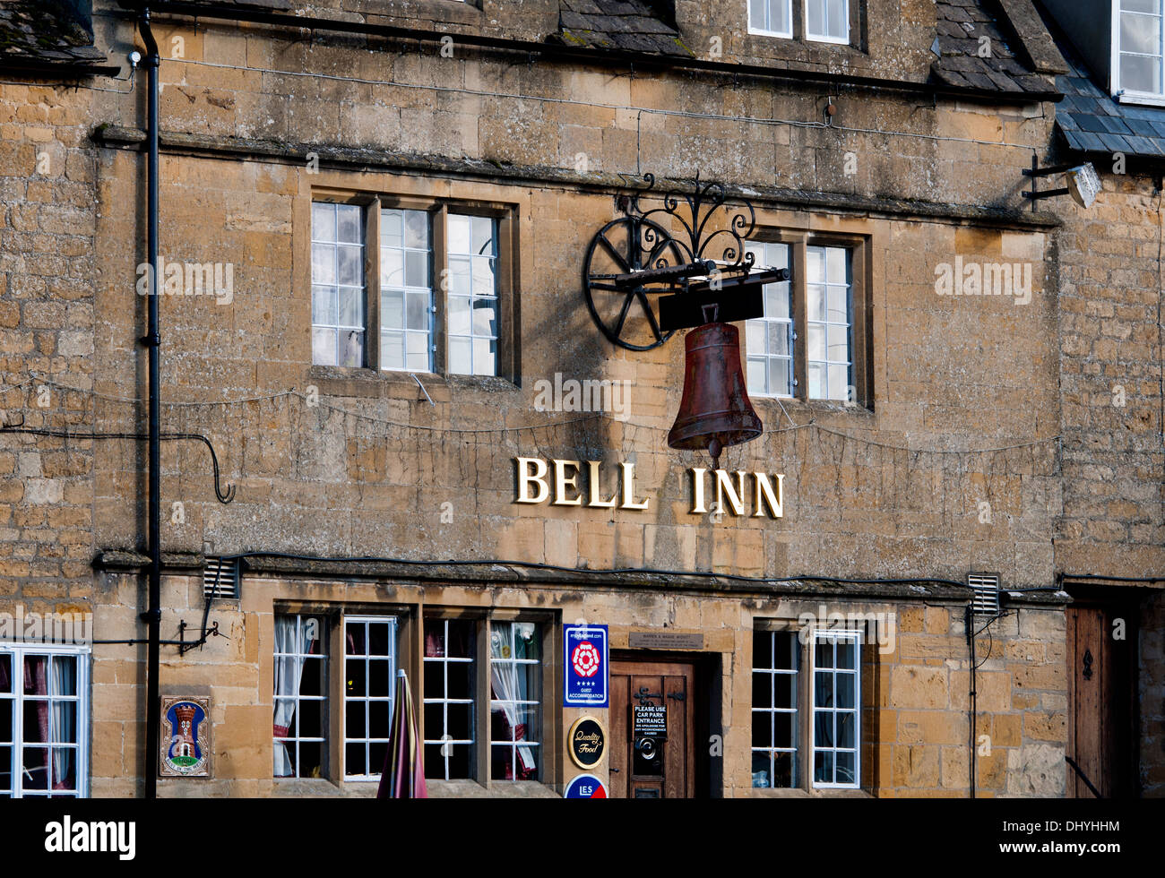 The Bell Inn, Willersey, Gloucestershire, England, UK Stock Photo - Alamy