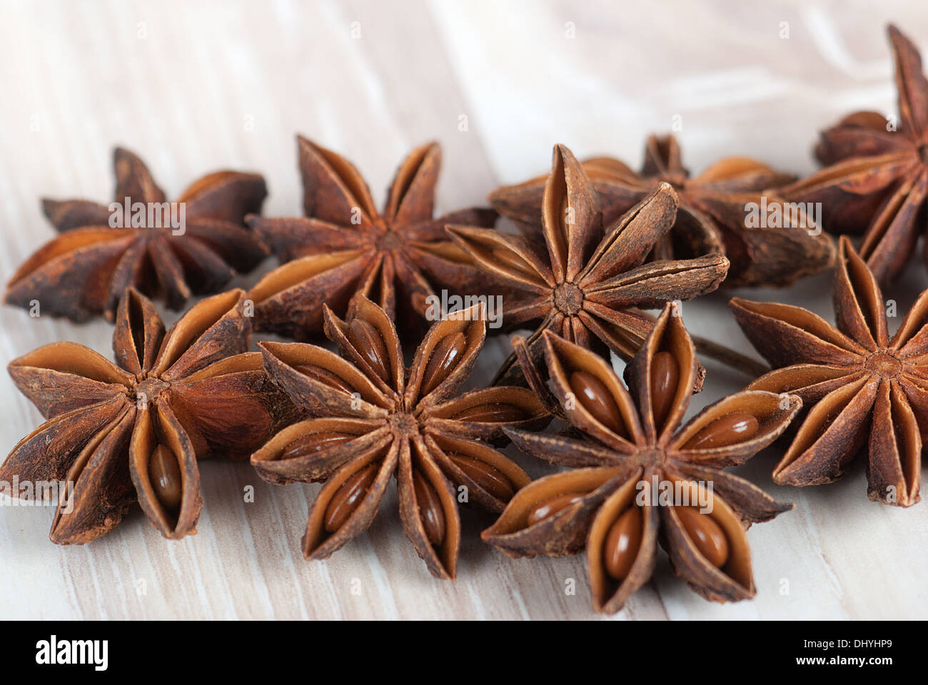Star anise, chinese anise, badian, Illicium verum Stock Photo - Alamy