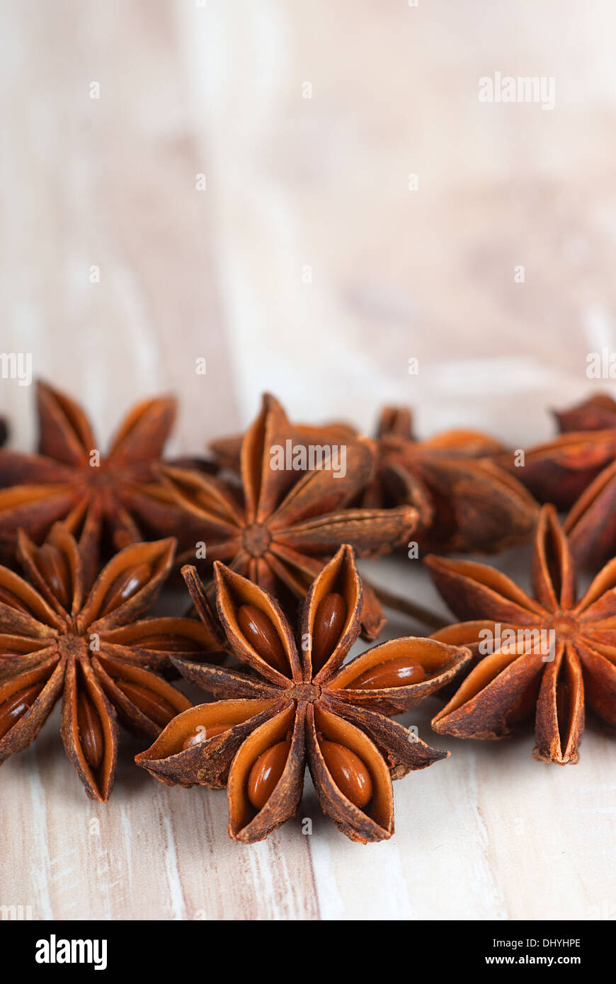Star anise, chinese anise, badian, Illicium verum Stock Photo - Alamy