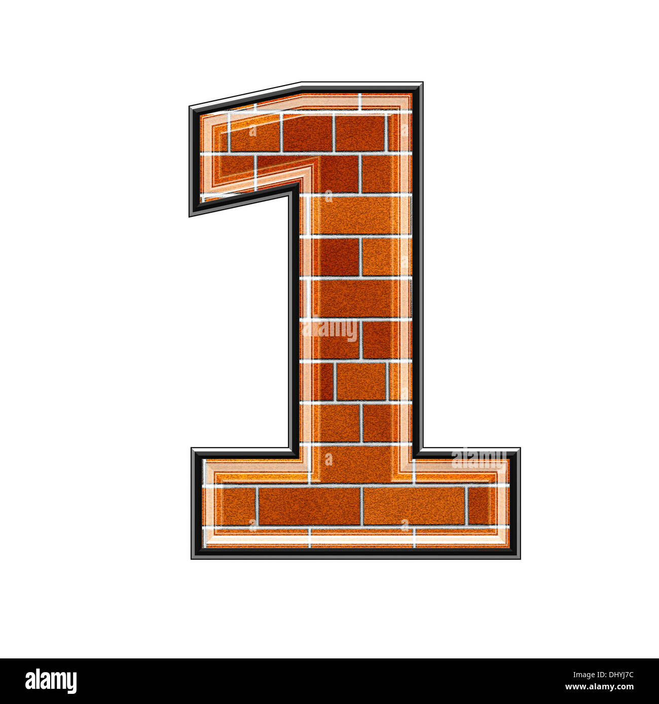 3d number 1 hi-res stock photography and images - Alamy