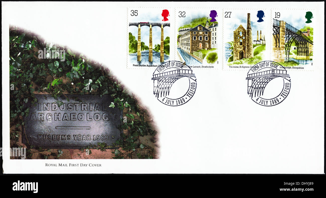 Commemorative Royal Mail 19p 27p 32p & 35p postage stamp first day ...