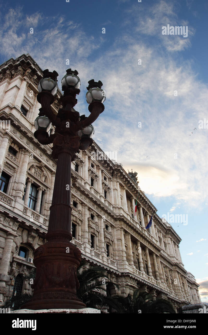 The Palace of Justice, seat of the Supreme Court of Cassation in Rome ...