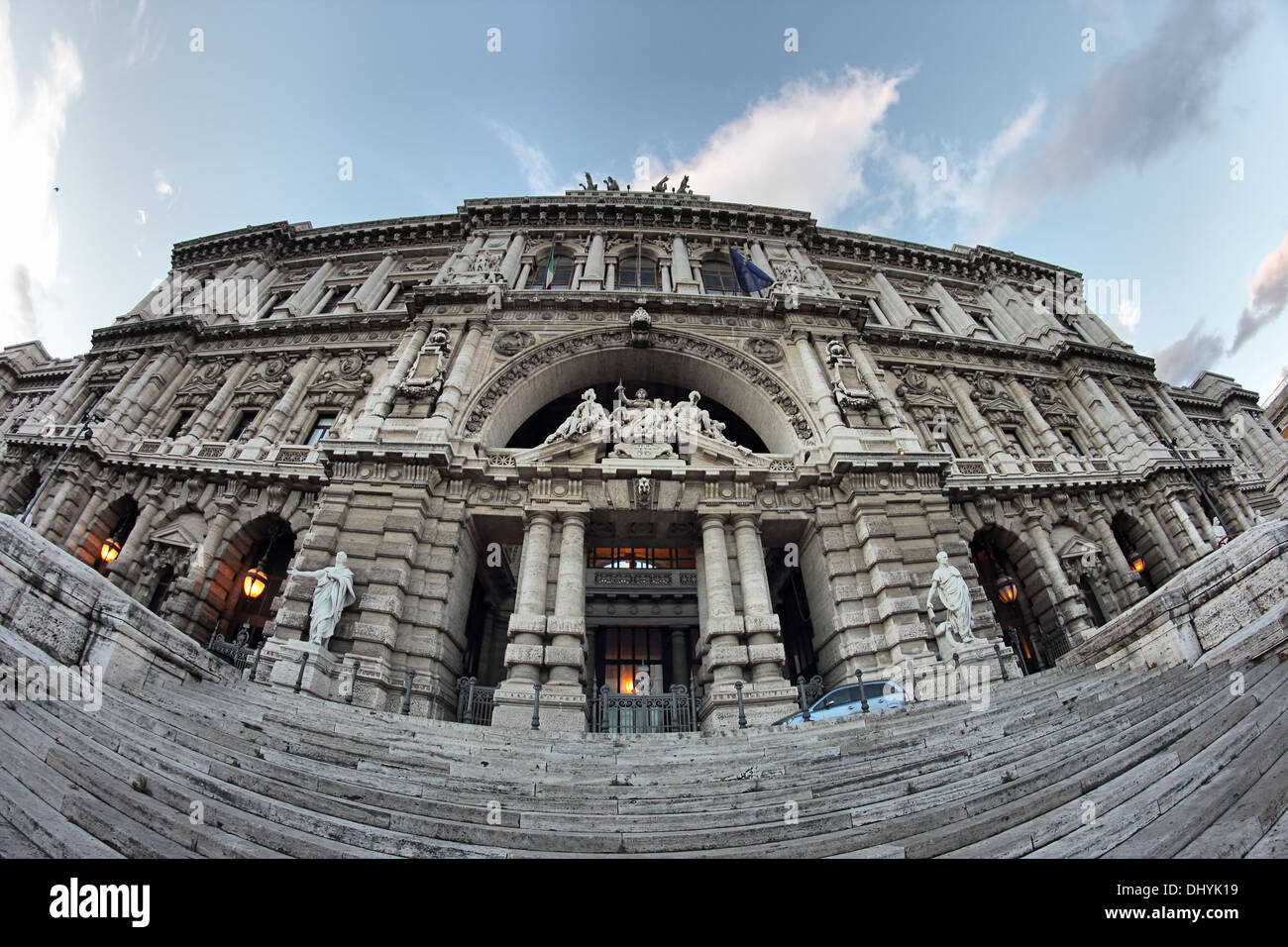 The Palace of Justice, seat of the Supreme Court of Cassation in Rome ...
