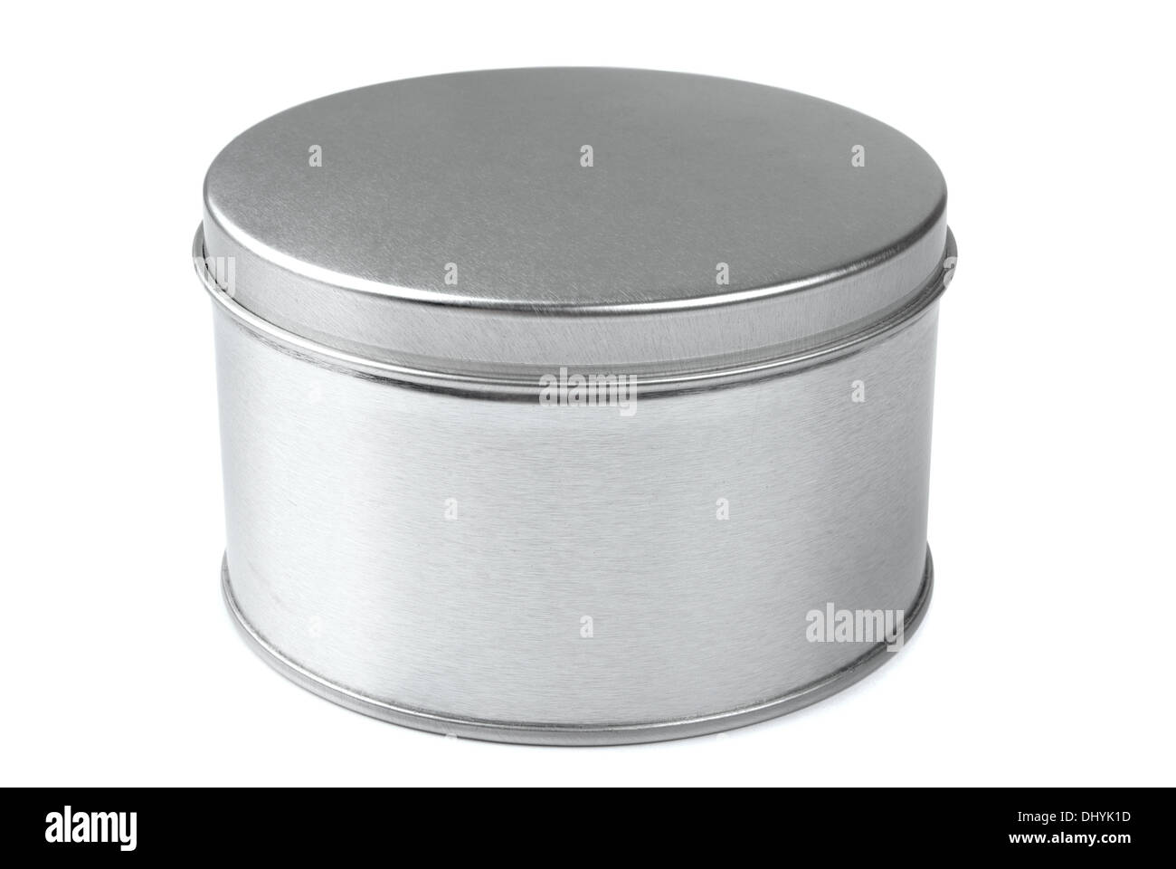 Round metal container hi-res stock photography and images - Alamy