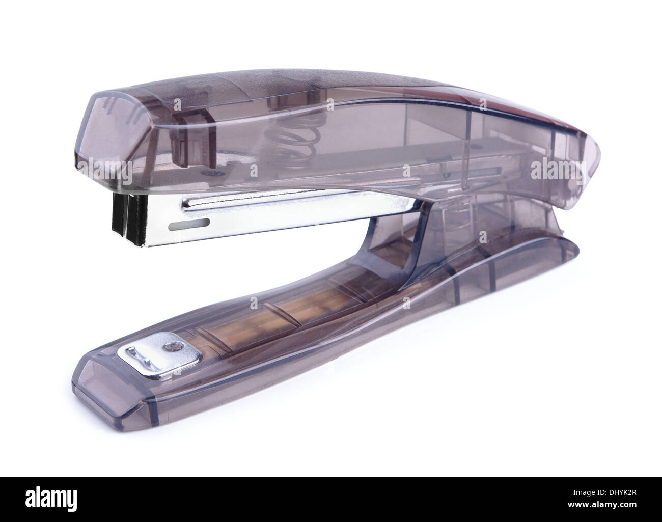 Transparent stapler on a white background Stock Photo - Alamy