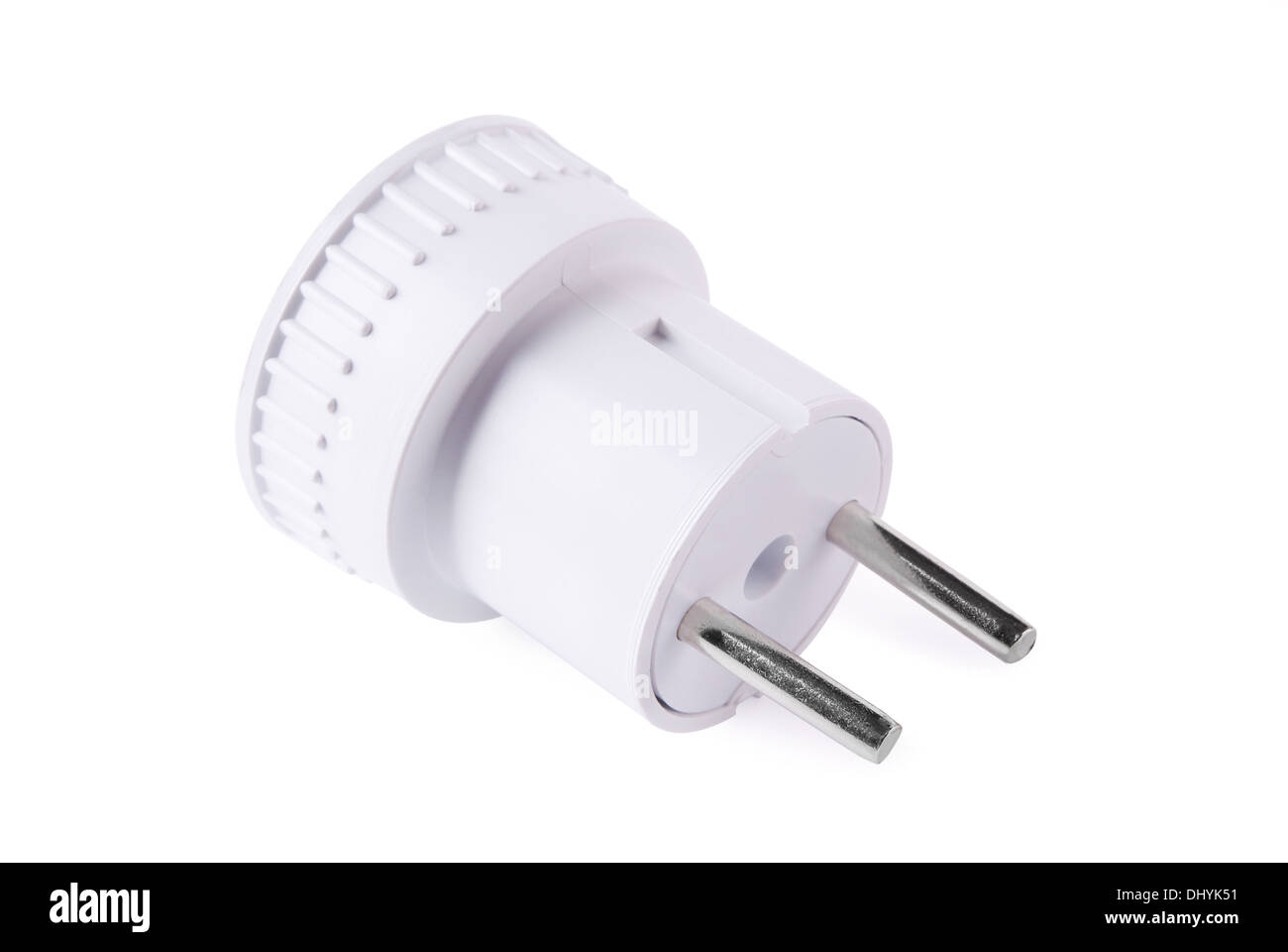 Plug on a white background Stock Photo - Alamy