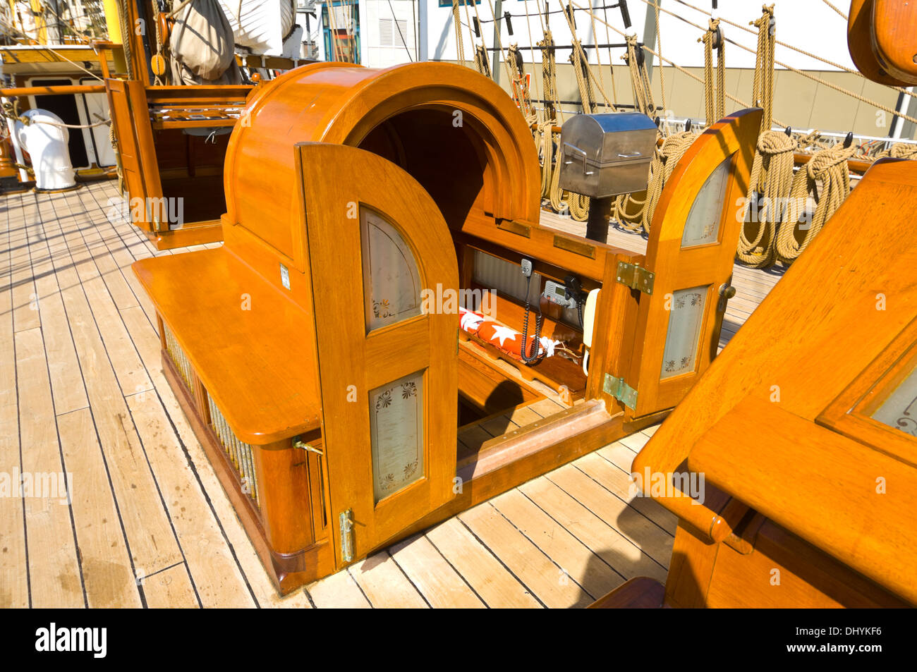 Deck of the James Craig Tall Ship, Sydney, Australia Stock Photo - Alamy