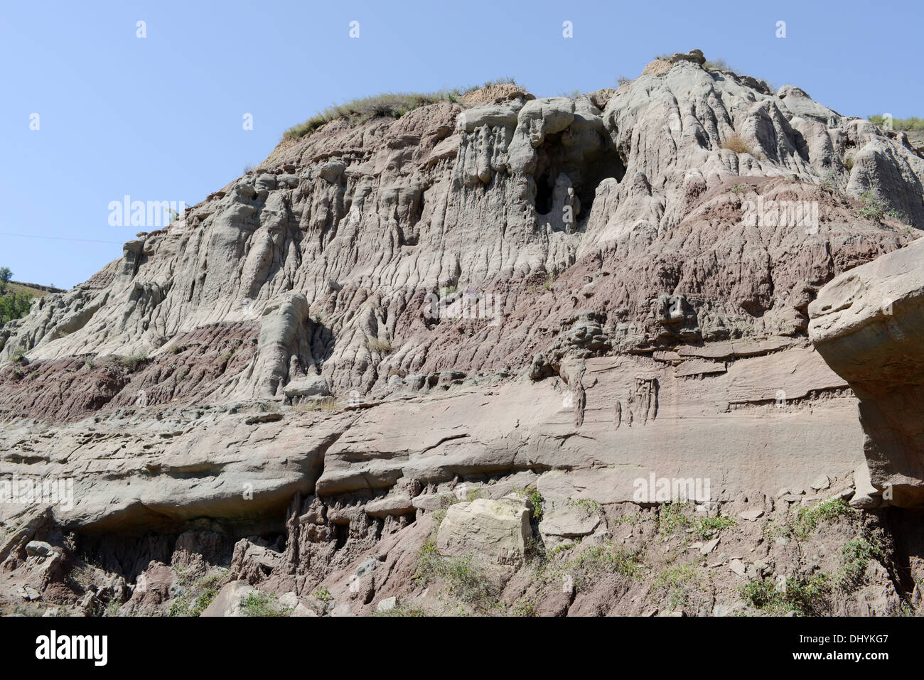 Landscape of Danxia landform Stock Photo - Alamy
