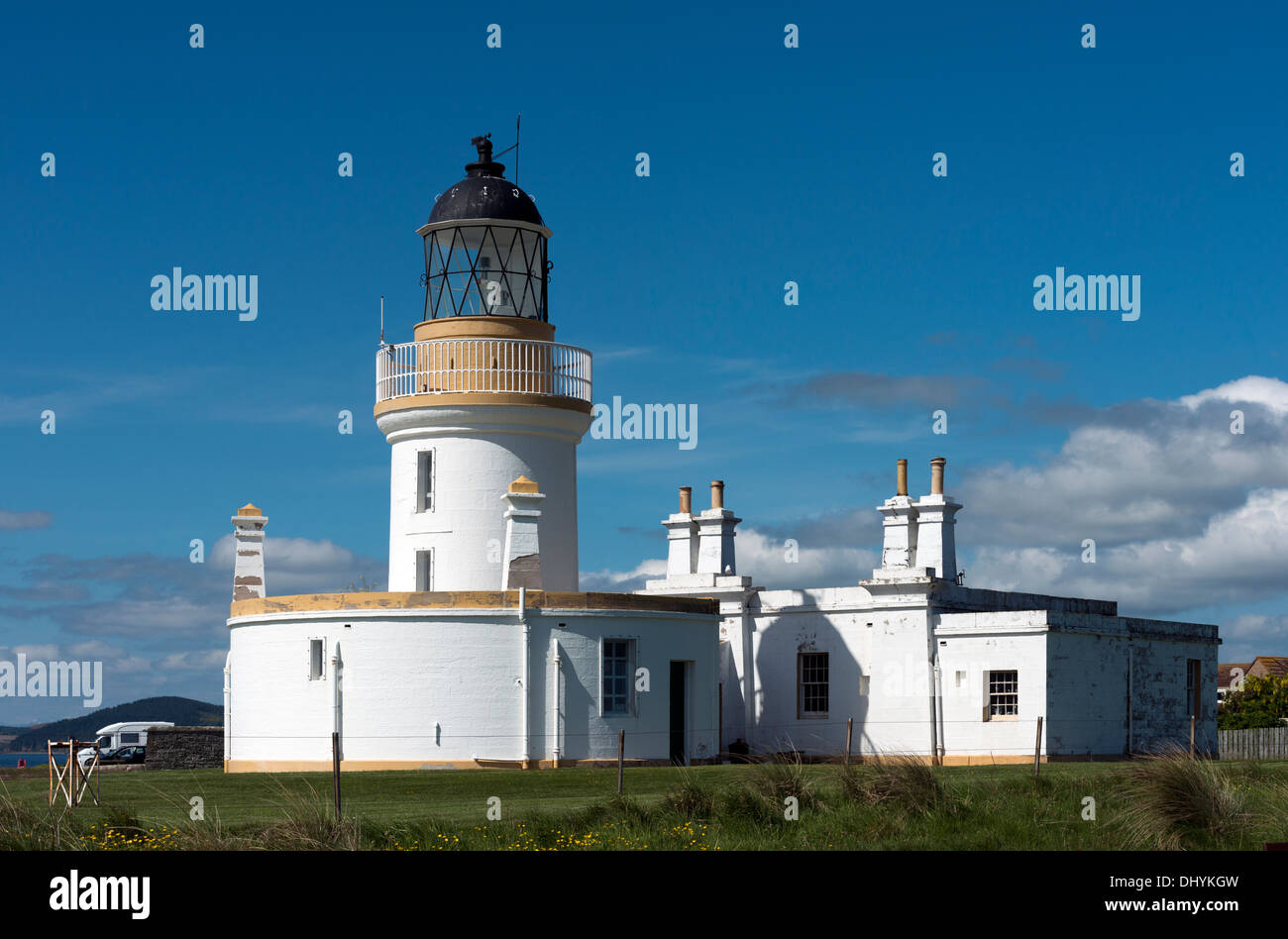 Chanonry Point Lighthouse Fortrose Ross-Shire Scotland Stock Photo - Alamy