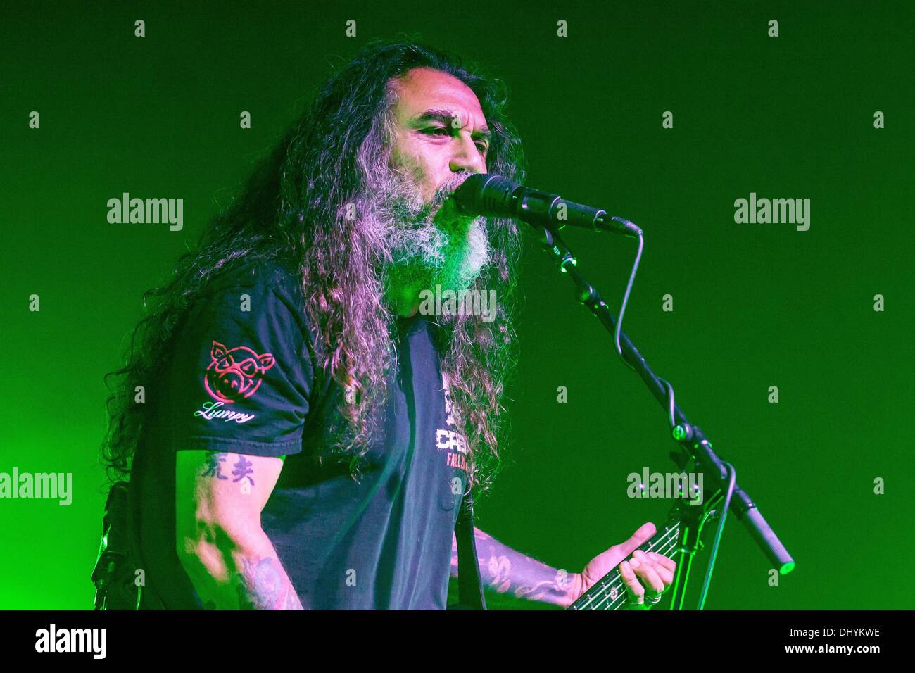 Detroit, Michigan, USA. 16th Nov, 2013. Lead Singer and Bassist TOM ...