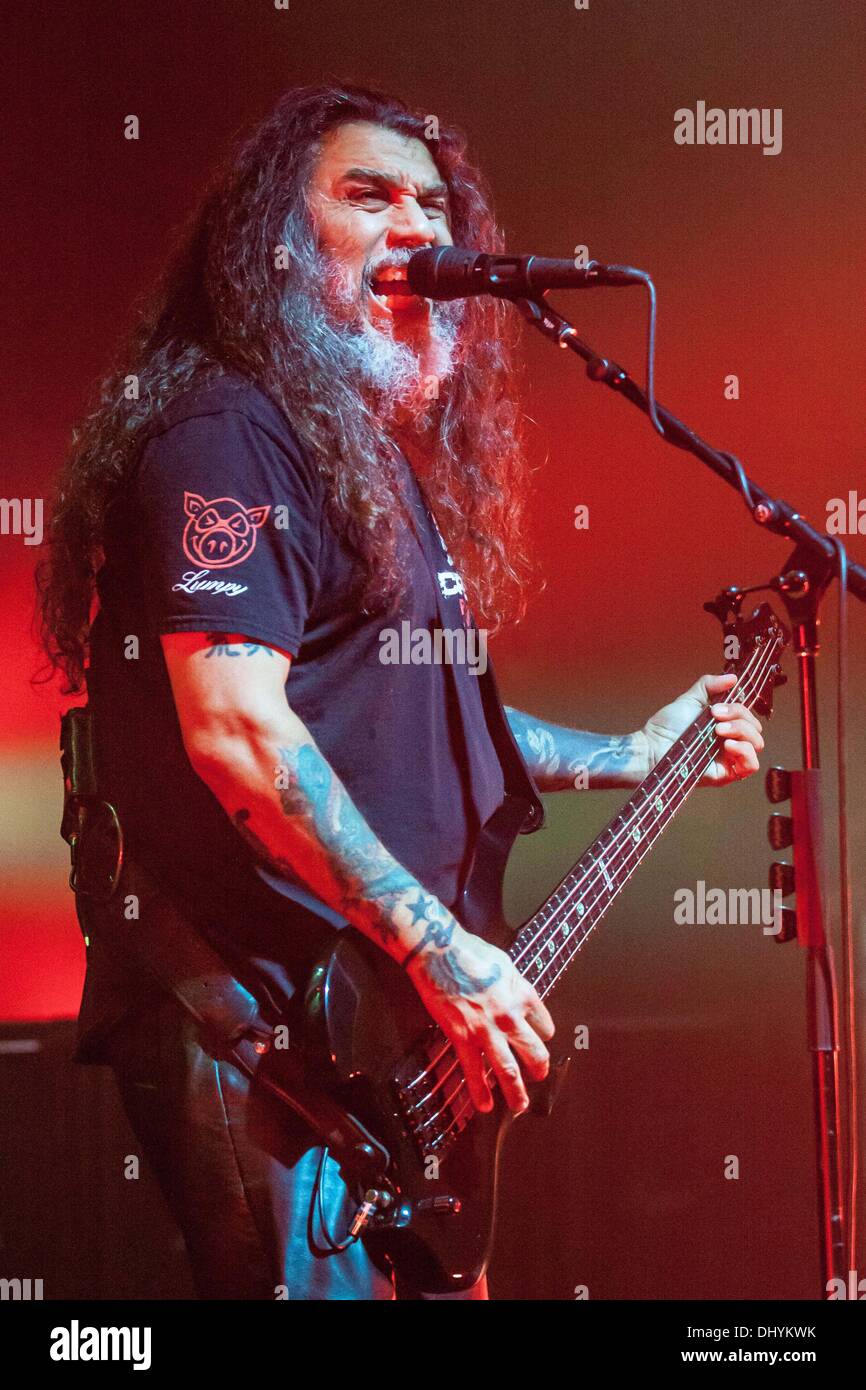 Detroit, Michigan, USA. 16th Nov, 2013. Lead Singer and Bassist TOM ...